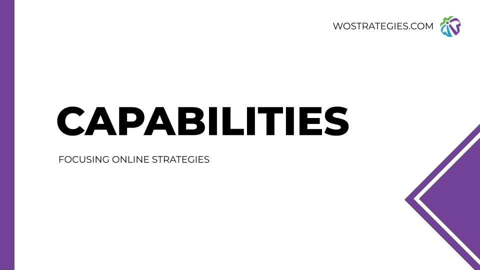 WO Strategies Capabilities Deck - Watier Ong Strategies